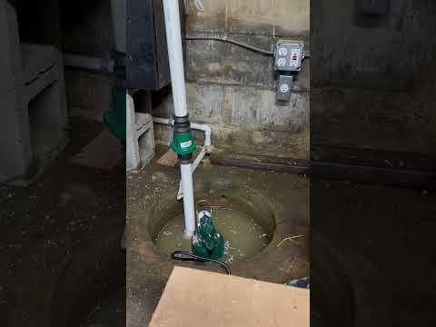 Zoeller M53 - 1/3 HP Cast Iron Submersible Sump Pump w/ Vertical Float Switch and new check valve