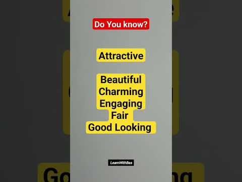 Synonyms of Attractive | Learn With Bas #synonyms #english #englishgrammar #englishvocabulary #learn