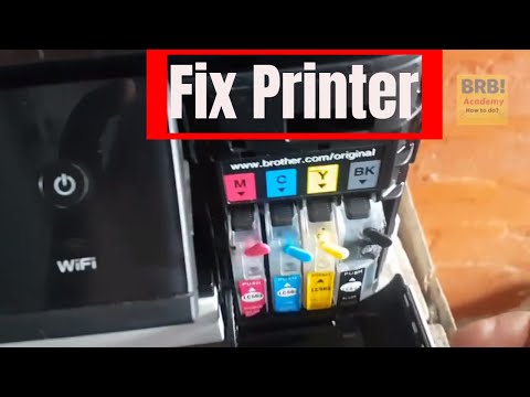 Brother Printer Won't Print Anything - Ink Cartridge/USB Cable/Driver Problem Fixed