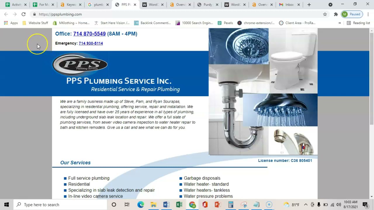 PPS Plumbing Service Inc.