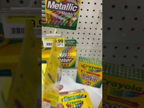 Glitter Markers Crayola 🎨 JoAnn Shopping 🛒 Coloring Drawing ✍️ Do what YOU LOVE ❤️