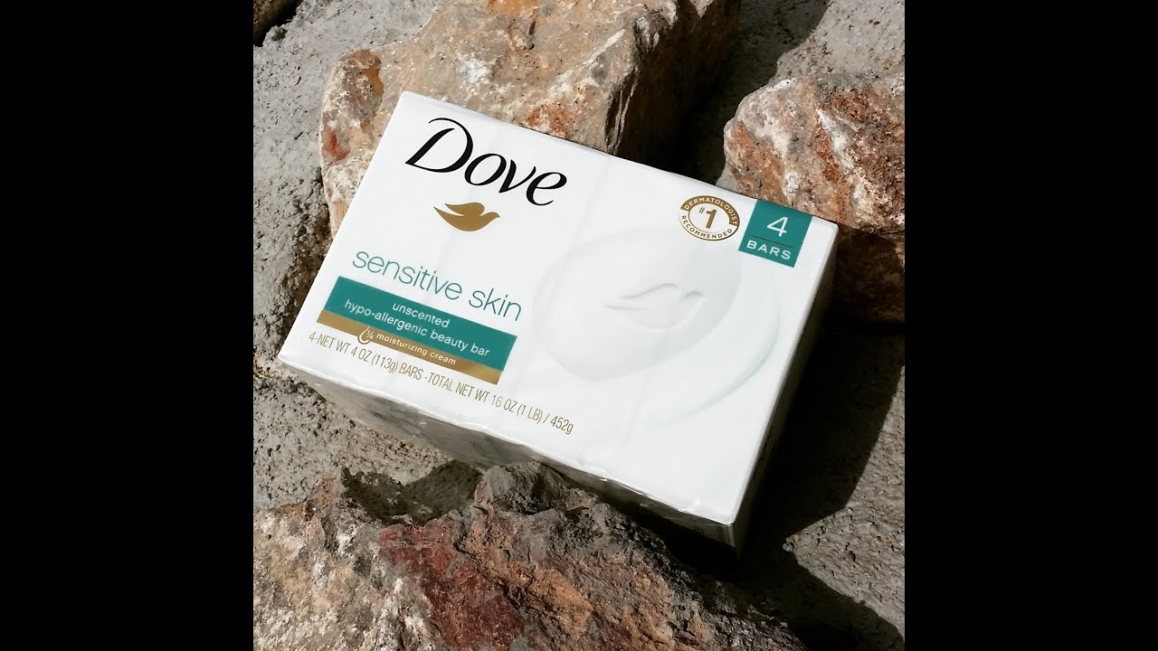 Dove sensitive skin, unscented hypoallergenic Beauty Bar