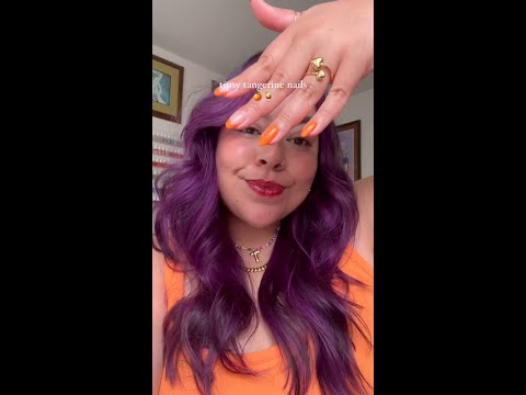 Tipsy Tangerine Nails