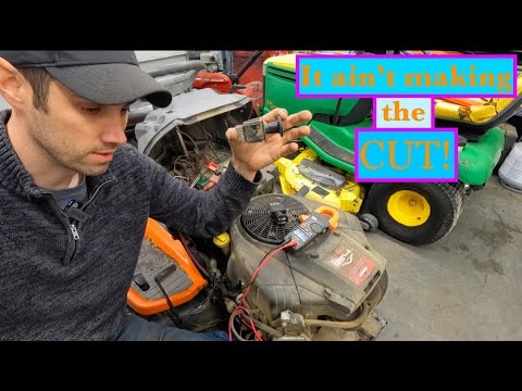 How to fix a riding mower whose blades won't turn on. (Electric PTO)