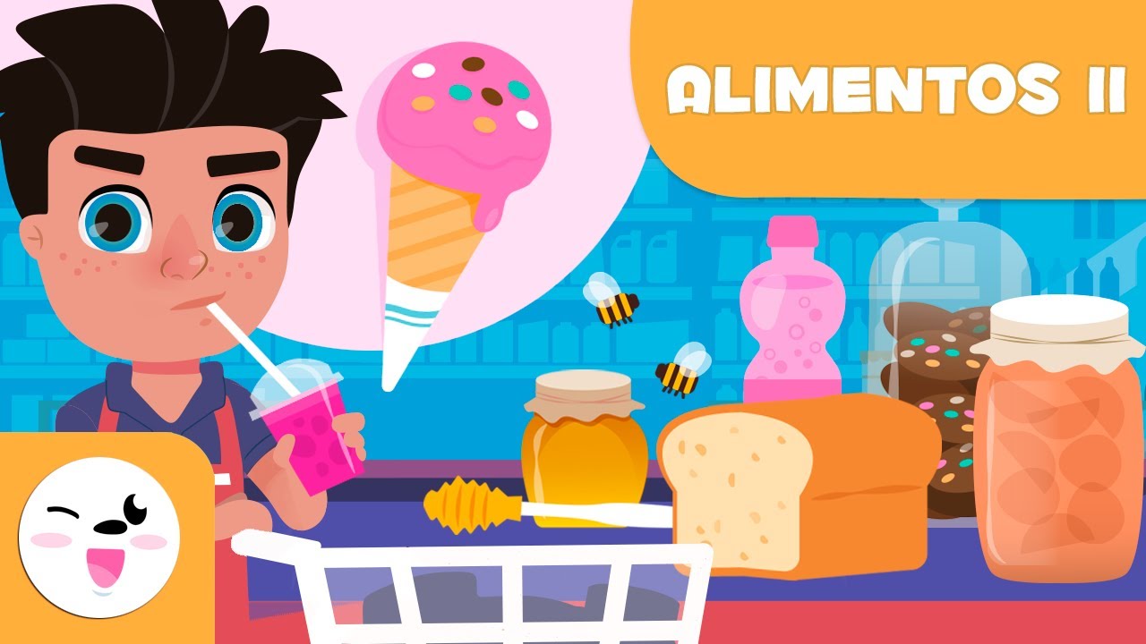 Los ALIMENTOS del SUPERMERCADO - Episodio 2 - Vocabulario de comida para niños