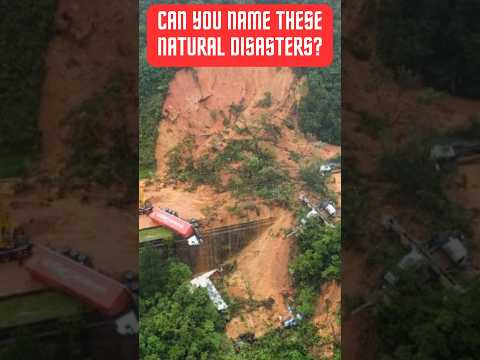 Can You Name These Natural Disasters In English|Weather words #shorts #learnenglish