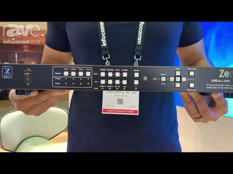 InfoComm 2019: J-Tech Digital Shows Zenty ZT-VW500 4K@60Hz Video Wall Processor