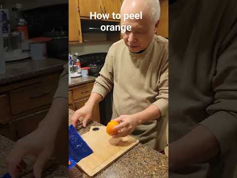 Fastest Way To Peel Mandarin Orange #mandarinorange #orange #fruit