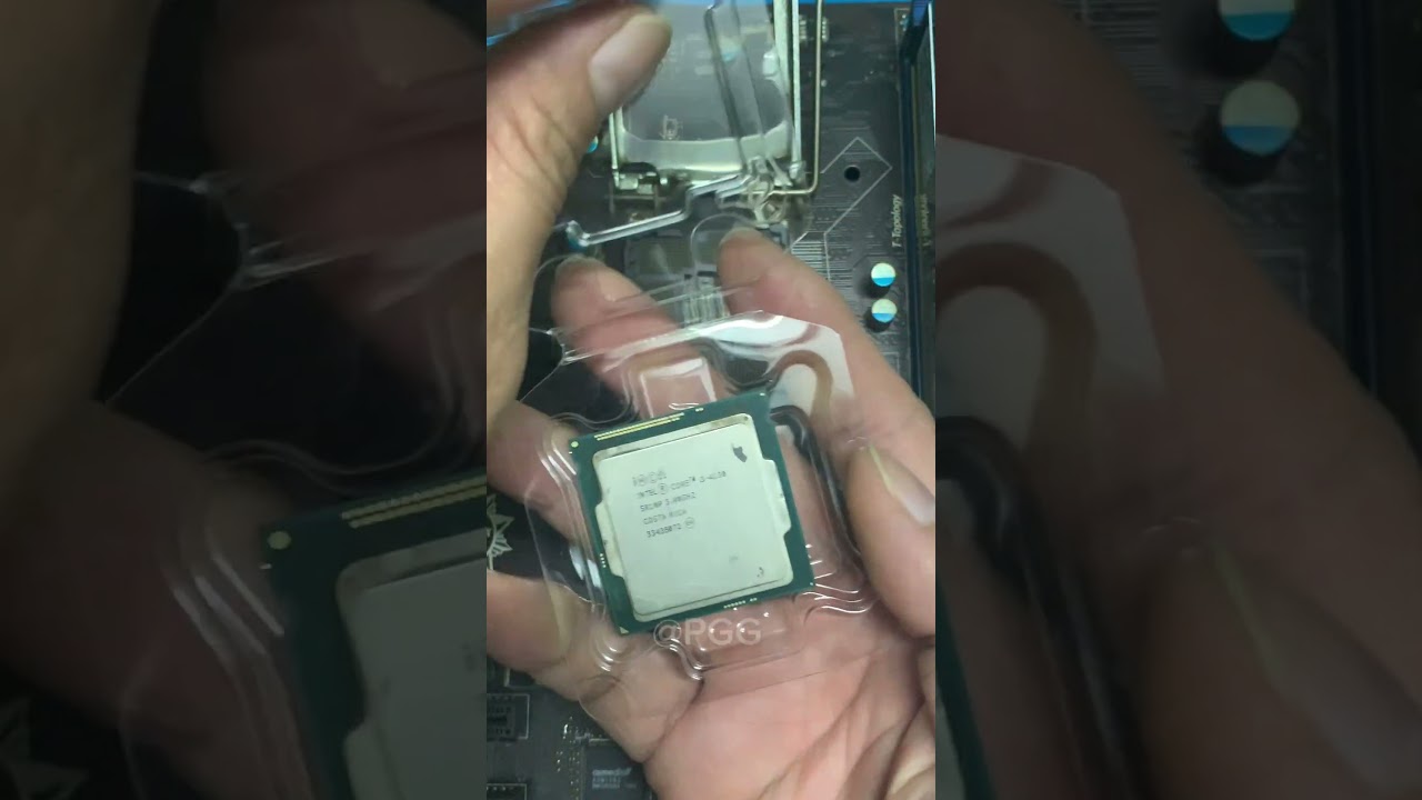 CPU installation intel i3 4130 #shorts