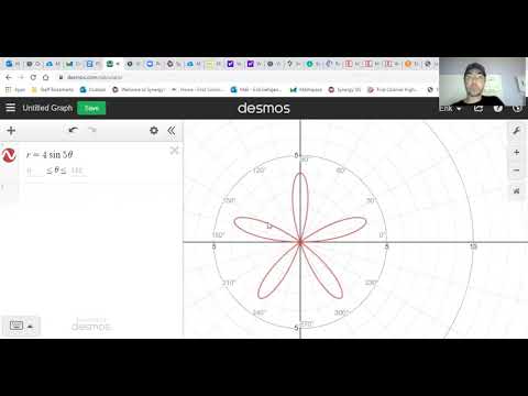 Using the Polar Grid in Desmos