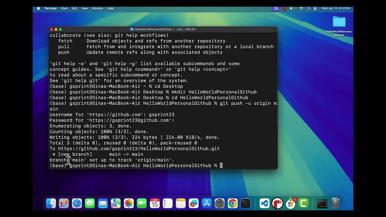 Git and Github Setup on a Brand New Macbook (2025)!!