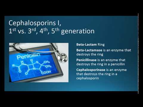 (CC) Cephalosporins, 1st vs 3rd, 4th, 5th generation (CH 4 IMMUNE NAPLEX / NCLEX PHARMACOLOGY)