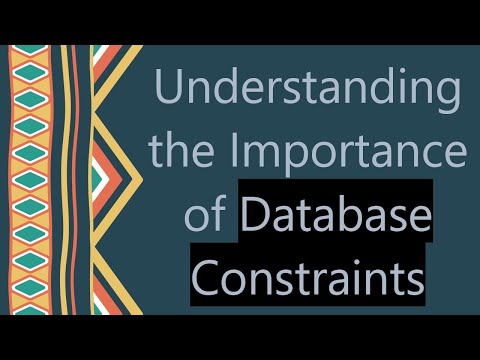 Understanding the Importance of Database Constraints