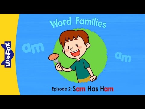 Word Family _am | Word Families 2 | Sam Has Ham | Phonics | Little Fox | Animated Stories for Kids