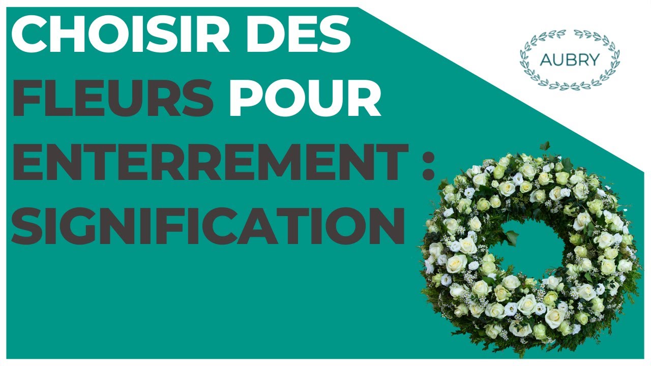 Enterrement : quelles fleurs choisir ?