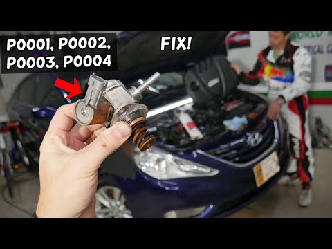 HYUNDAI SONATA CODE P0001 P0002 P0003 P0004 ENGINE LIGHT ON, CAR NOT STARTING
