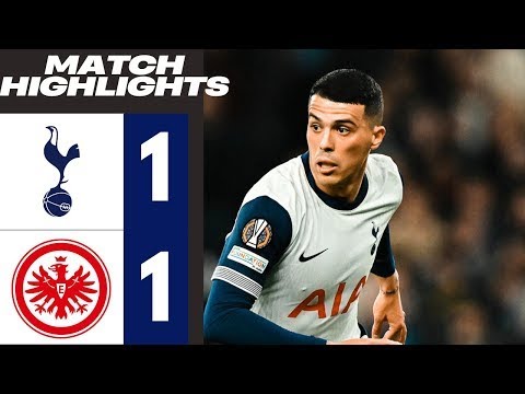 Frankfurt vs Tottenham 1-1 Highlights Eintracht Frankfurt vs tottenham hotspur Europa League