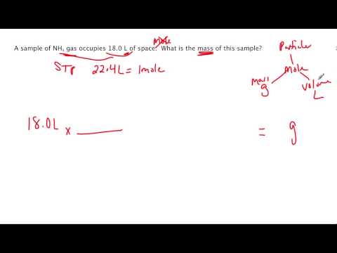 convert 18 L to mass