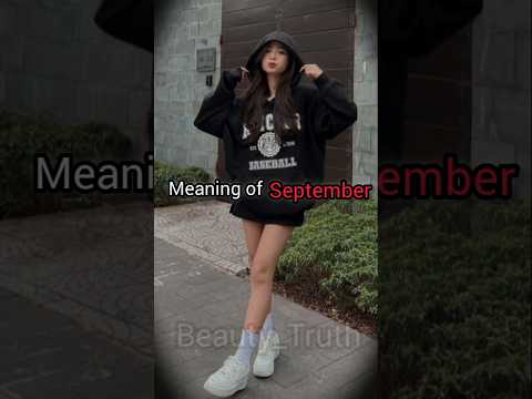 Meaning of September #beauty_truth #aesthetic #sad