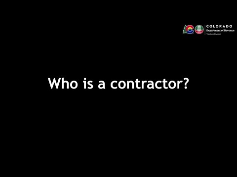 Who is a contractor?