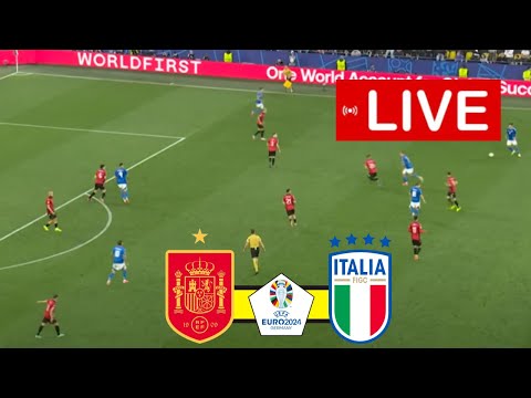 SPANJE x ITALIË LIVE | UEFA EURO 2024 | WEDSTRIJD NU LIVE