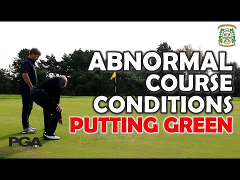 Mastering the Rules of Golf: Abnormal Course Conditions on Putting Greens