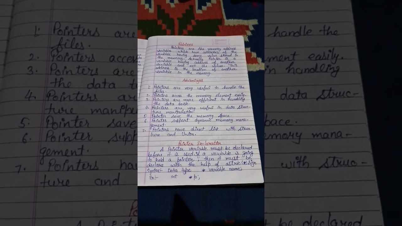 Pointer. Pointer declaration #pointers #shorts