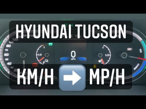 How to change a speedometer from kmh to mph - HYUNDAI TUCSON #howto #hyundaitucson #tipsandtricks