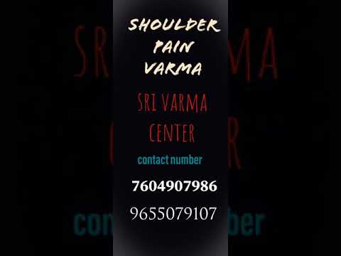 Shoulder pain varma in chennai