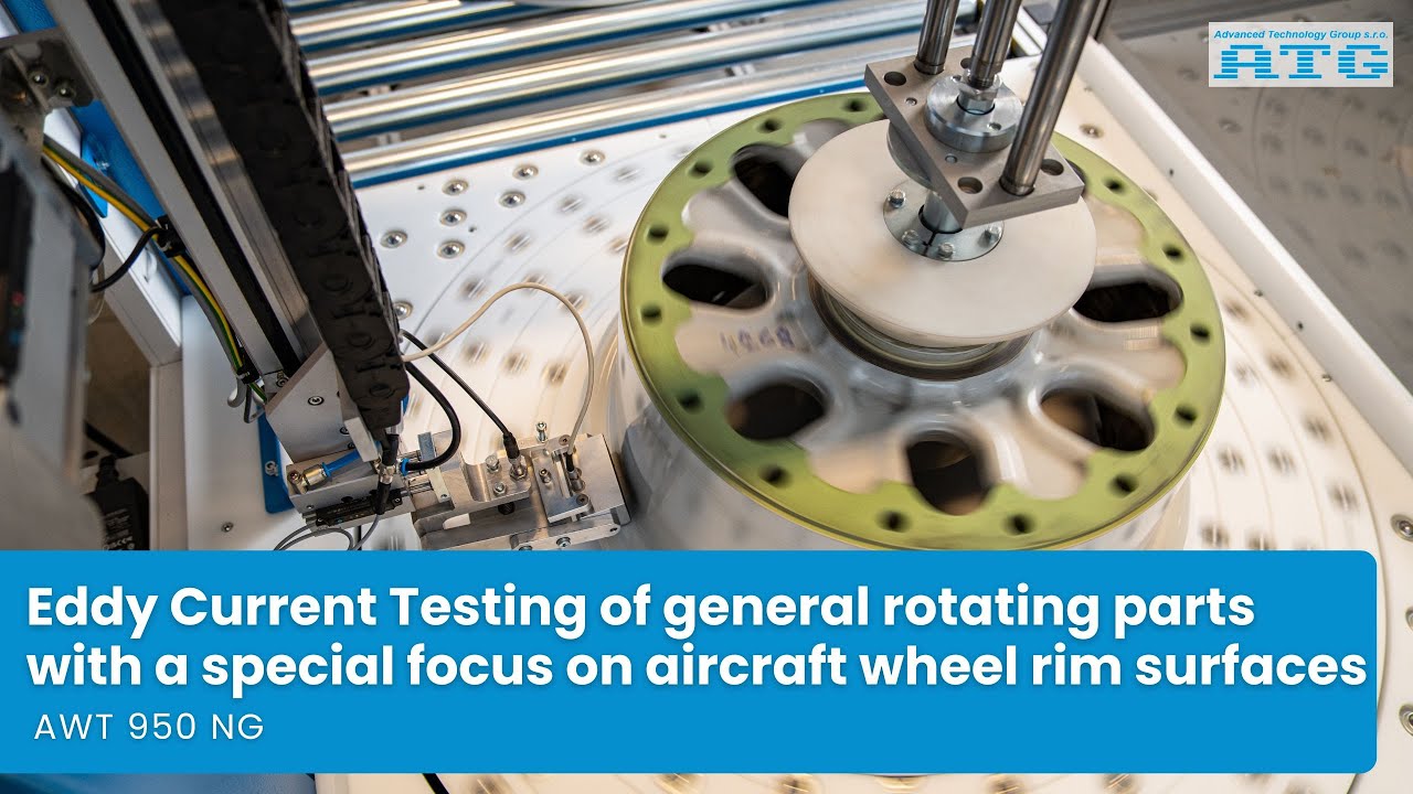 Eddy Current Testing of aircraft wheels (AWT 950 NG)