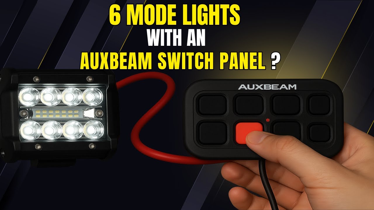 Can the AUXBEAM Switch Panel Control a 6-MODE Light?