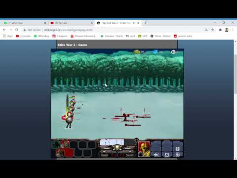 Playing Stick war 2 for the first time! ||| Archidons defeated!