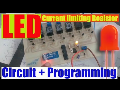LED light emitting diode, circuit, datasheet, resistor calculation " Arduino Project for Beginners
