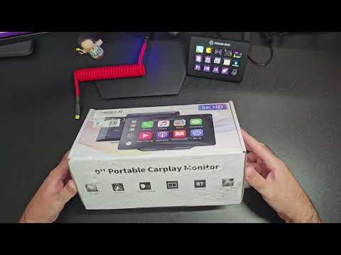 Unboxing a Portable Android Auto/CarPlay Screen – with Dash Cam and More!