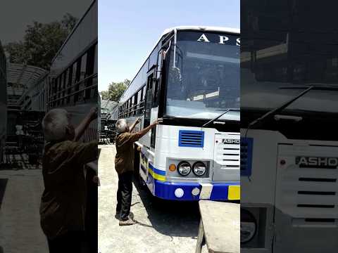 brand new APSRTC bus manufacturing completed #bus #apsrtc #shorts #viral #trending