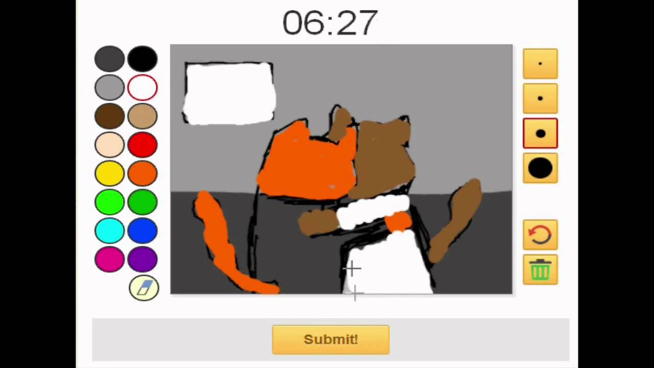Drawception- Two Cat Scientists Experimenting