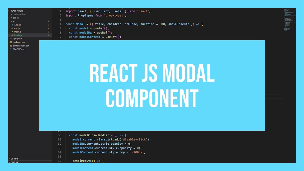 ReactJS Modal Component