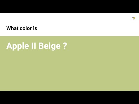 Apple II Beige color #bfca87 hex color - Green color - Cool color bfca87
