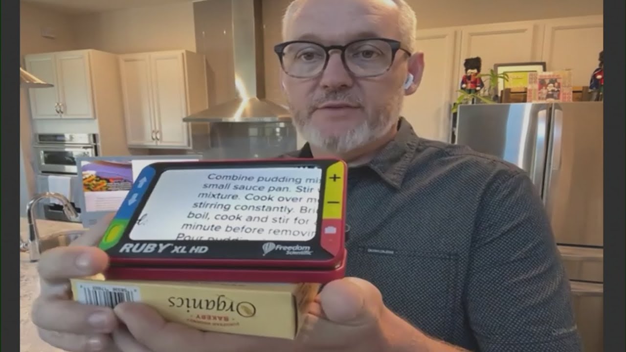 Tech to help people with low vision