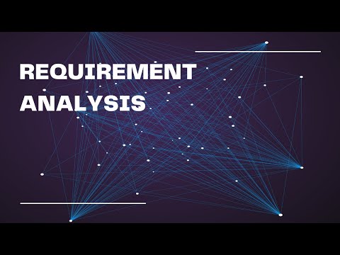 REQUIREMENT ANALYSIS