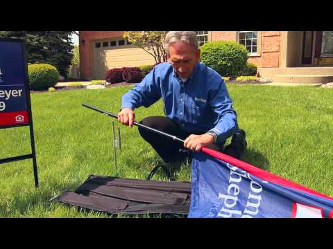 Feather Flag Installation