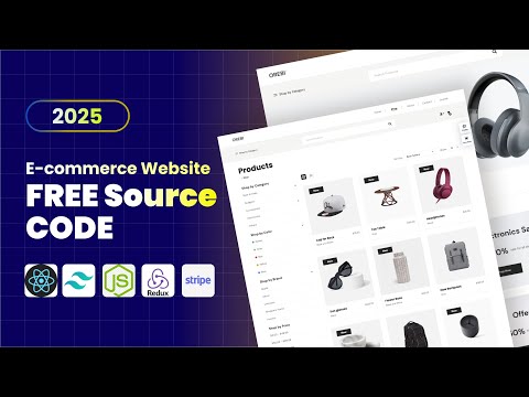 React JS Project : E-commerce website with Reactjs, Tailwindcss, Redux-Toolkit || FREE source code