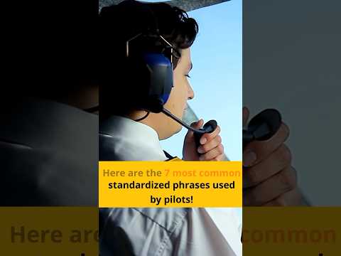 7 SECRET WORDS used by pilots ✈️ #avgeek #aviation #atc