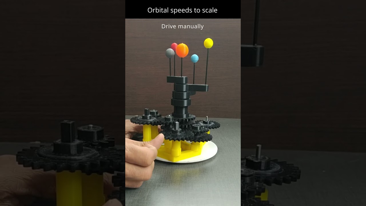 Inner Planets - Portable DIY model #planet #astronomy