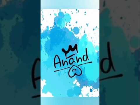 Anand logo 💥 comment your name 👀#logo#shorts#short#viral#youtubeshorts