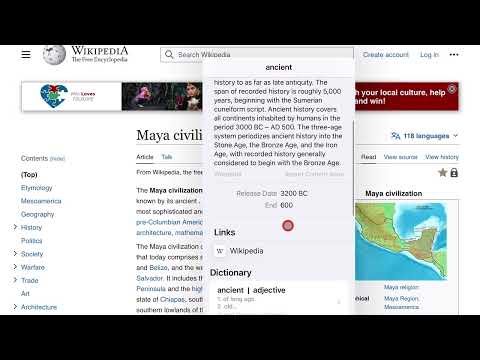 BDC Dictionary Demo