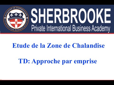 Explication et correction de l’exercice zone de chalandise/ selon l’emprise des clients