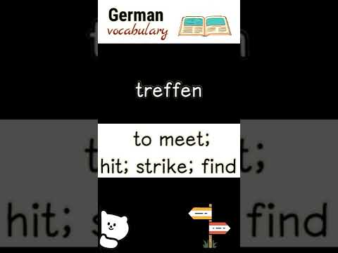 treffen (to meet) | German language vocabulary