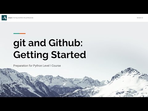 git and Github: Getting Started