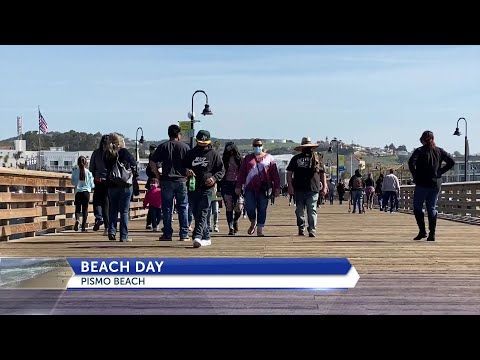 Pismo Beach packed with visitors over the weekend
